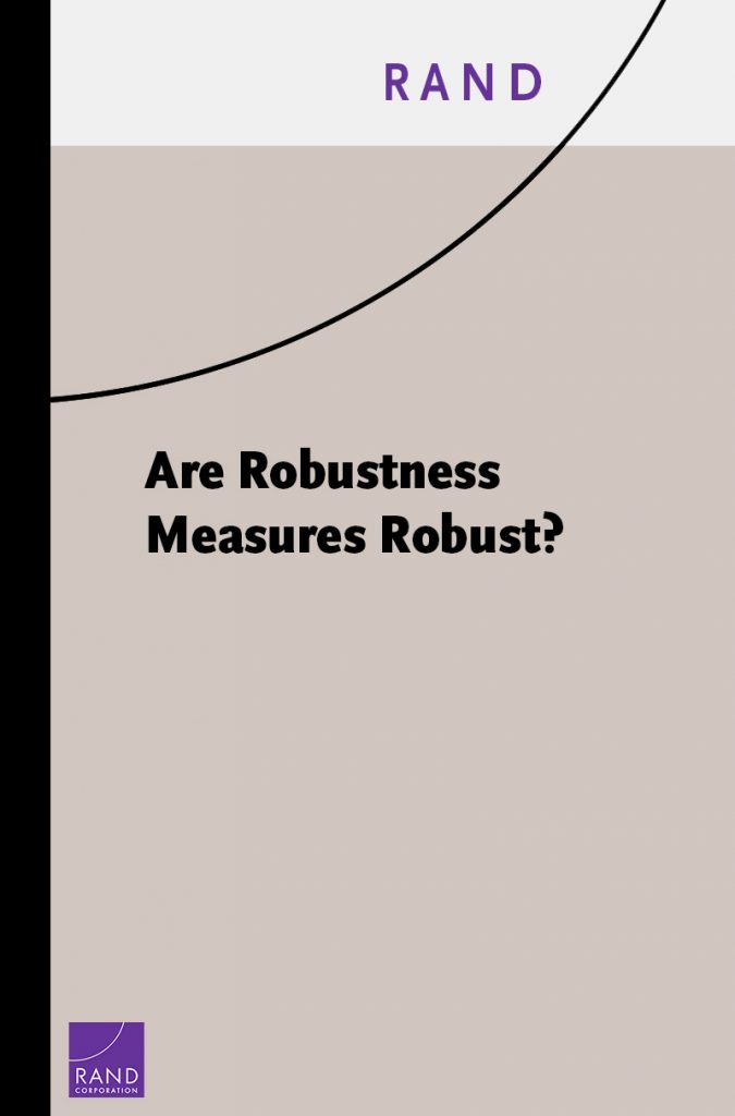 Are Robustness Measures Robust? - Dr. Argüden